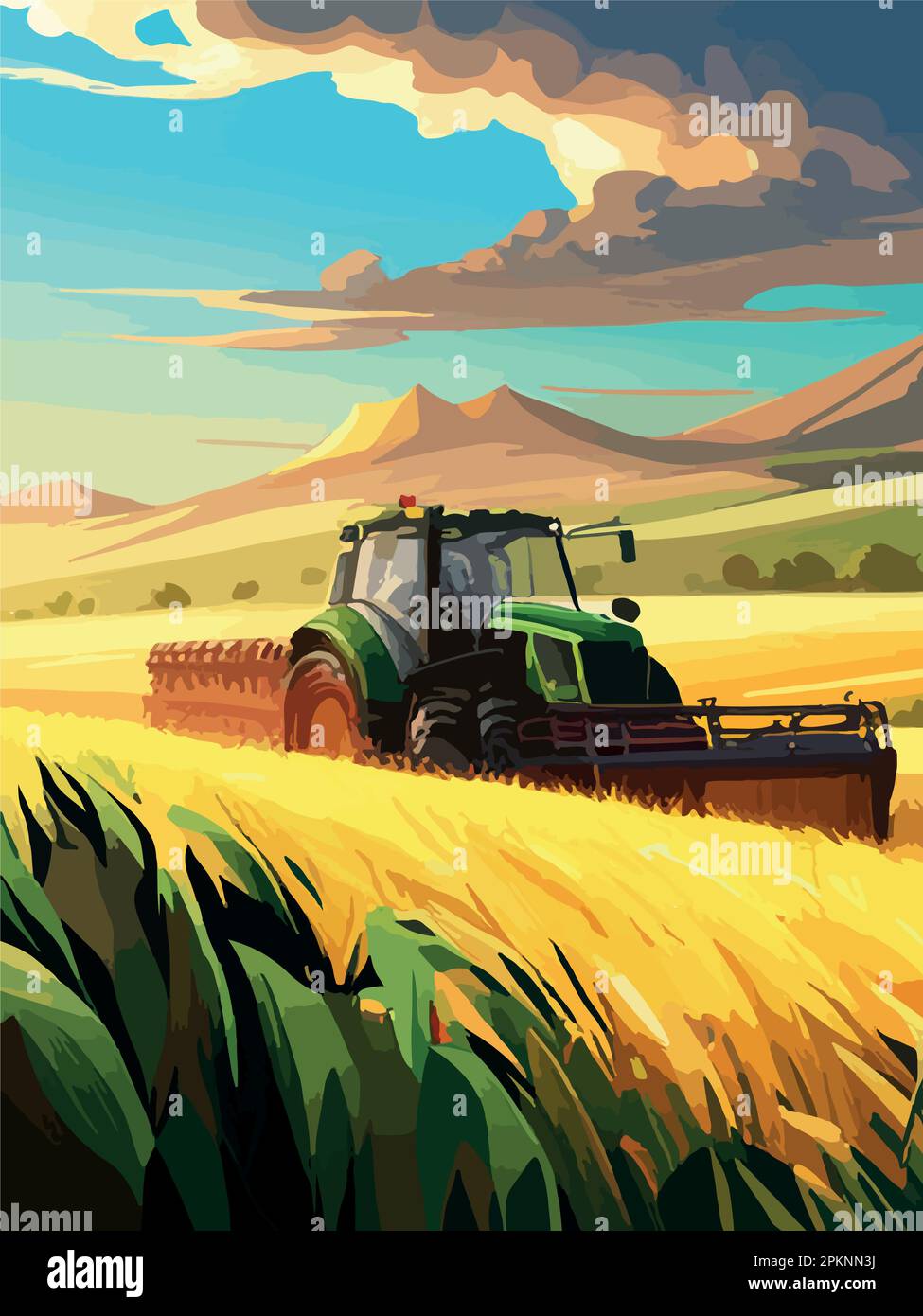 Vertical farms Stock Vector Images - Alamy