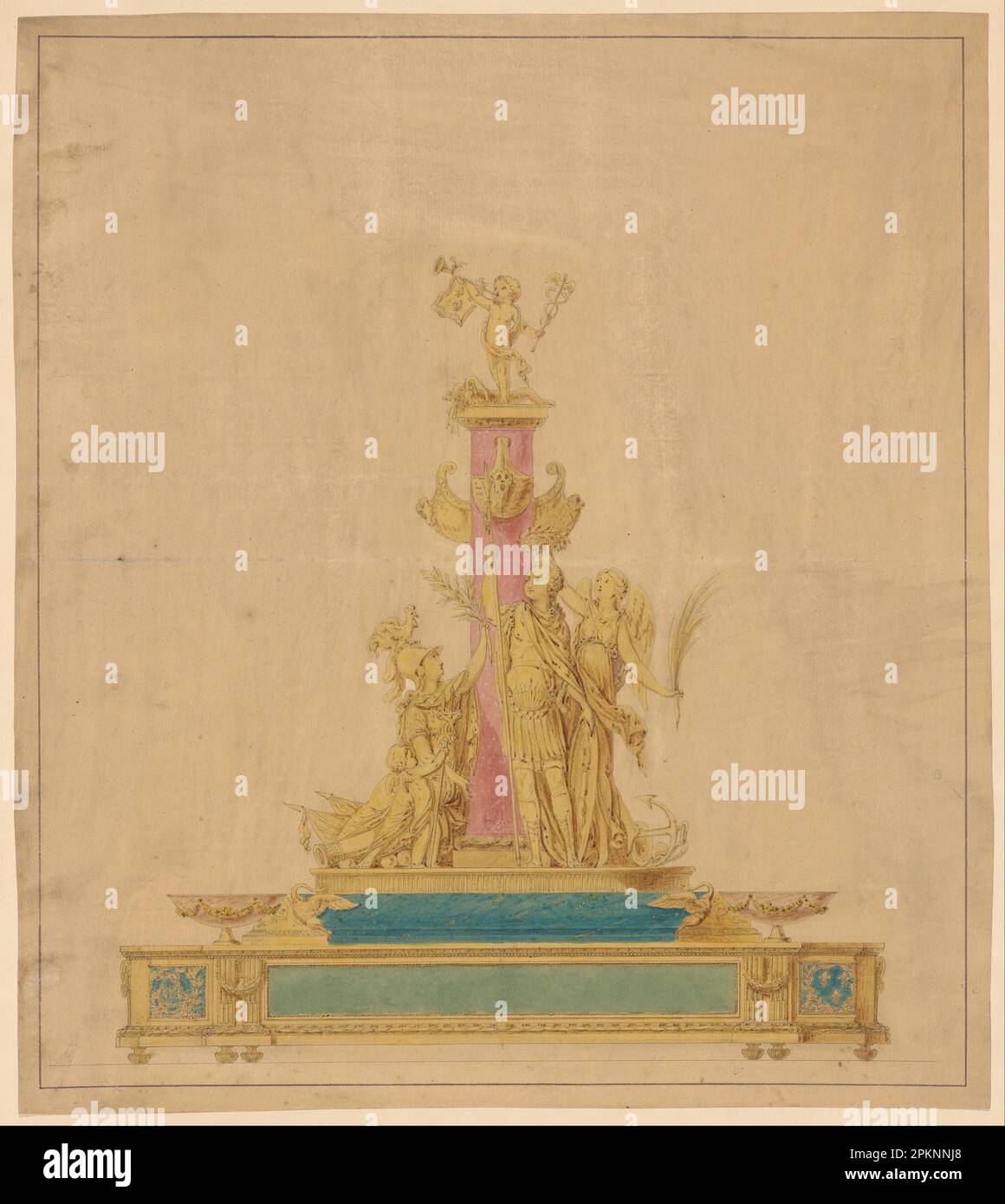 Drawing for an Inkstand about 1780 by Robert-Joseph Auguste (attributed ...