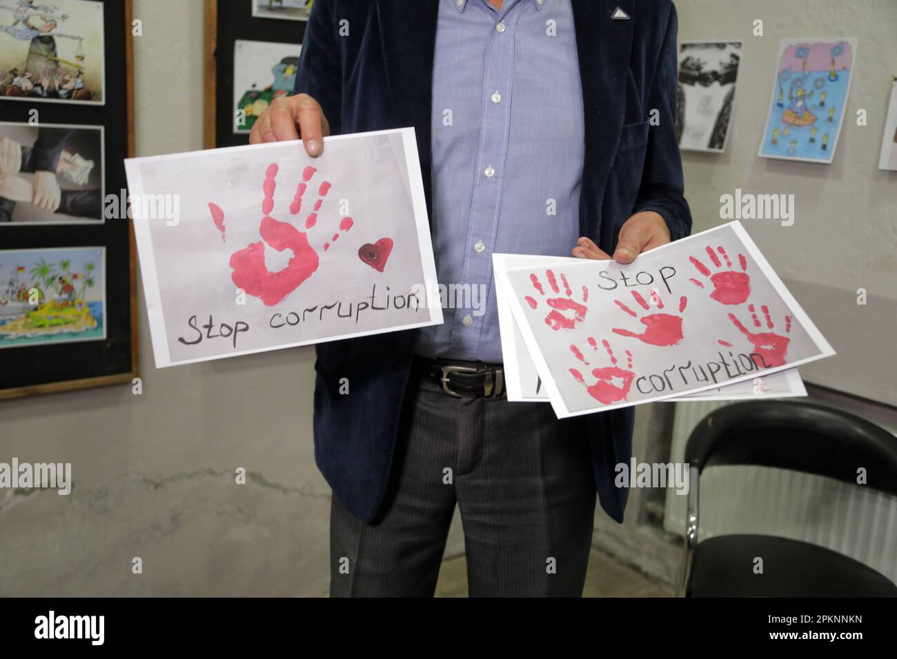 Non Exclusive: ODESA, UKRAINE - APRIL 07, 2023 - Exhibits of the ...