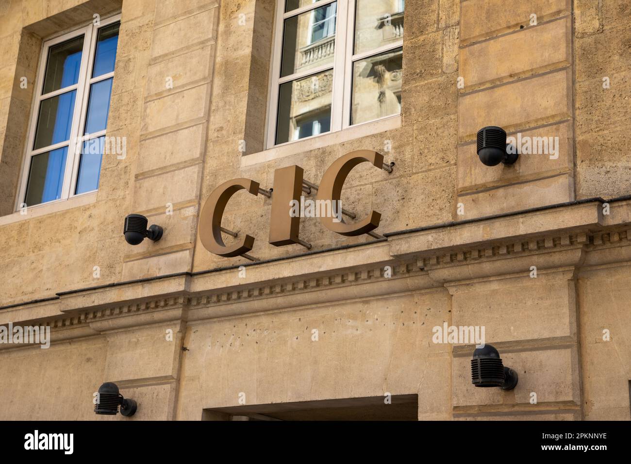 Logo sign cic french banking hi-res stock photography and images - Alamy