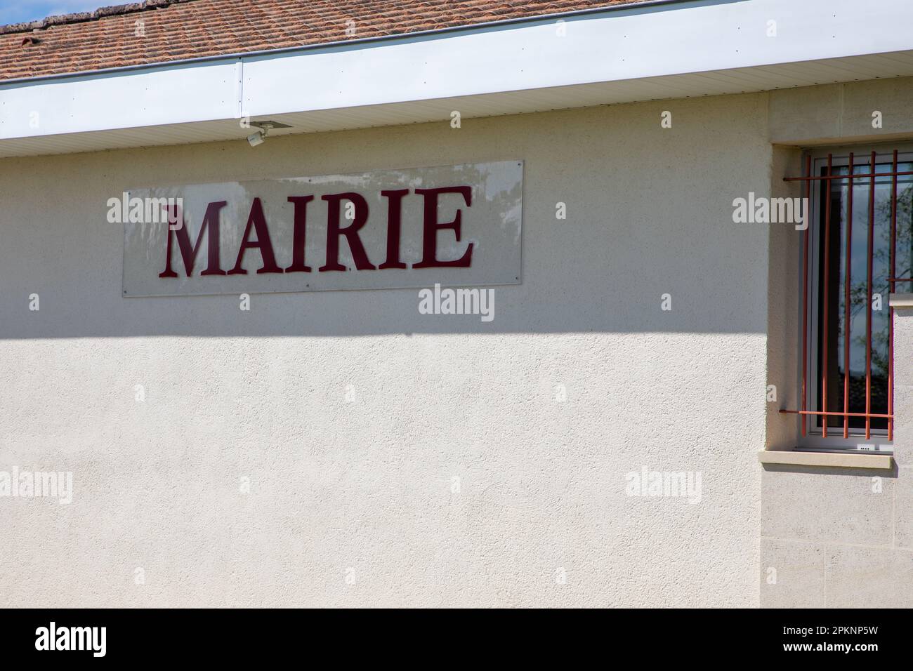 mairie facade office sign on france building with french text city hall ...