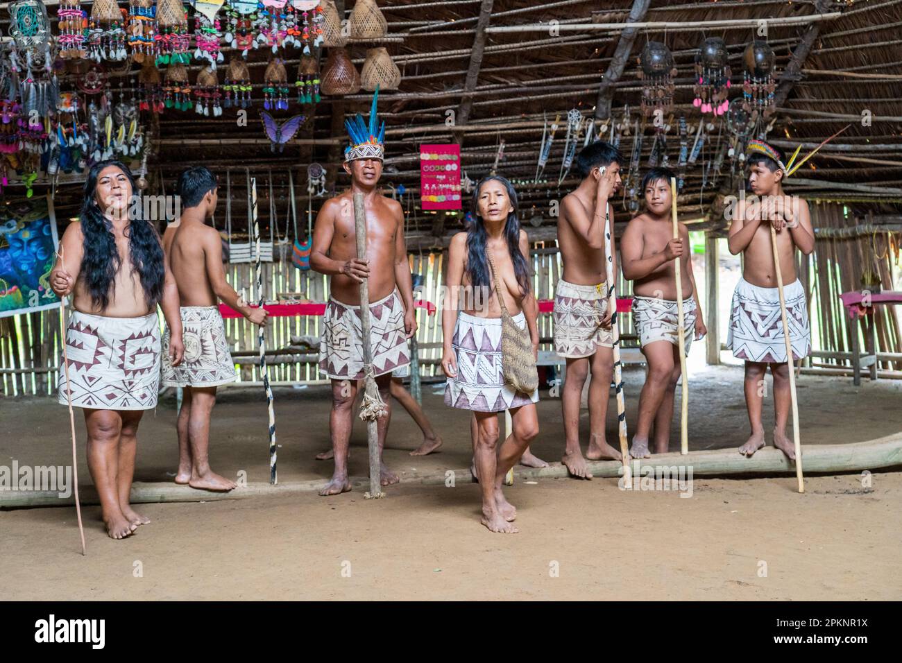 The Bora are an Indigenous Tribe of the Peeruvian Amazon Stock Photo ...