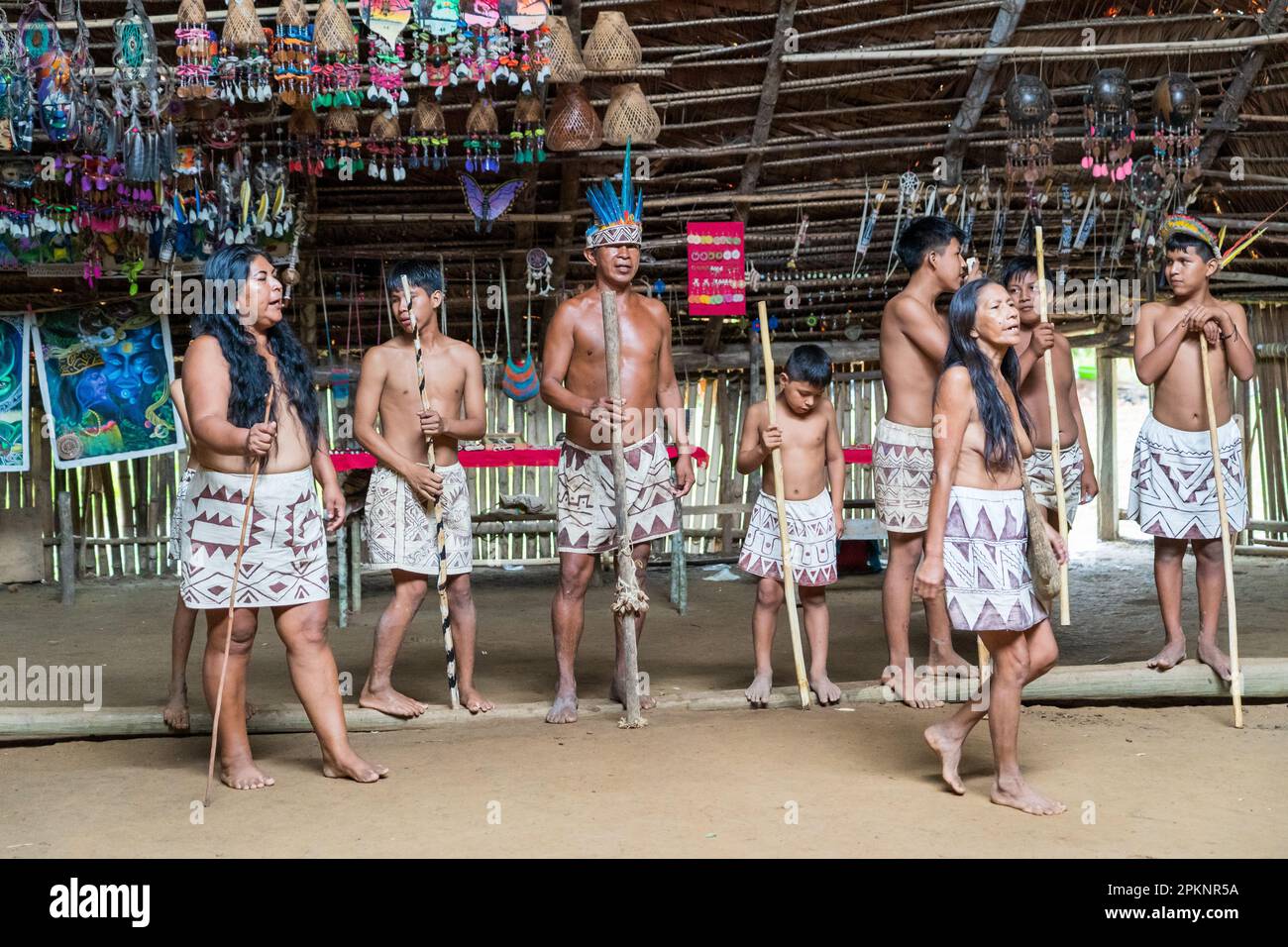 The Bora are an Indigenous Tribe of the Peeruvian Amazon Stock Photo ...