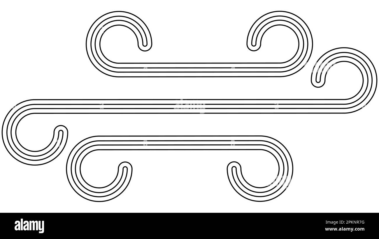 Windy wave Stock Vector Images - Alamy