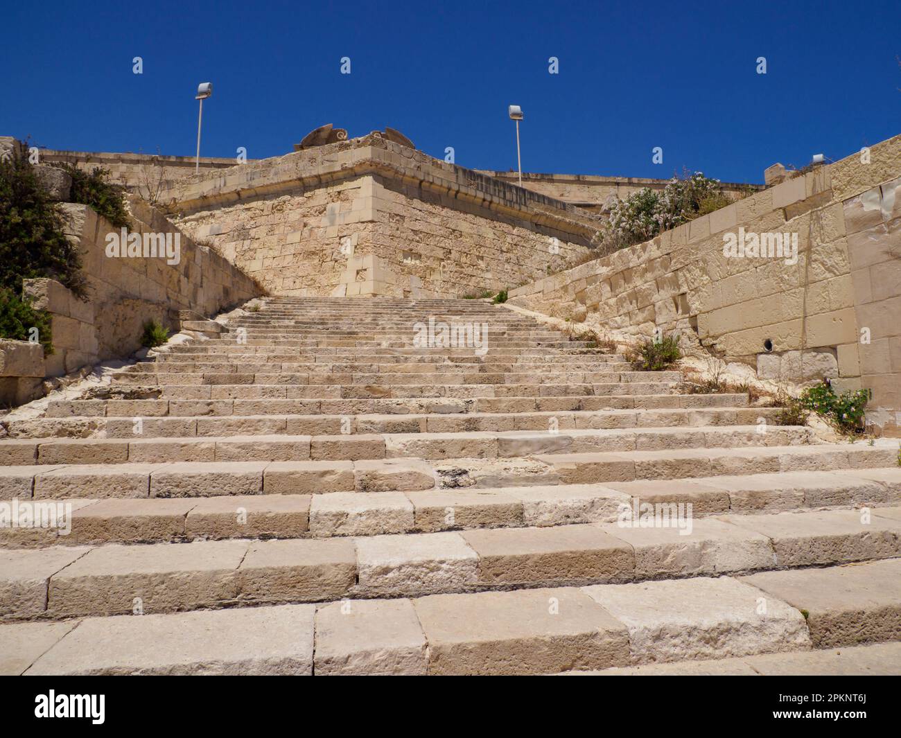 Gżira, Malta - May 2021: Fort Manoel is a star fort on Manoel Island ...