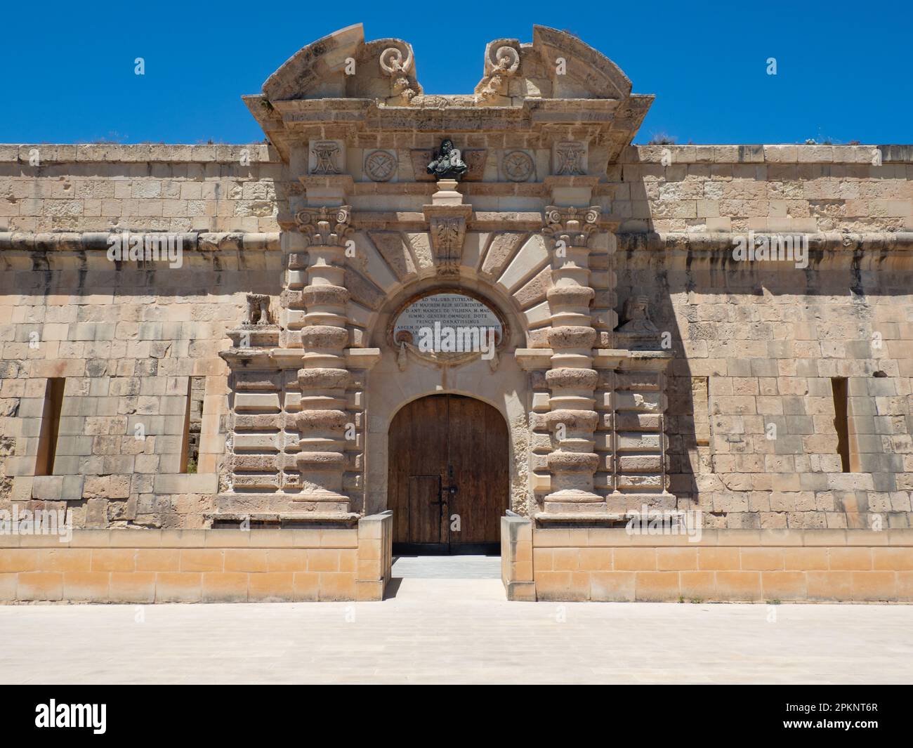 Gżira, Malta - May 2021: Fort Manoel is a star fort on Manoel Island ...