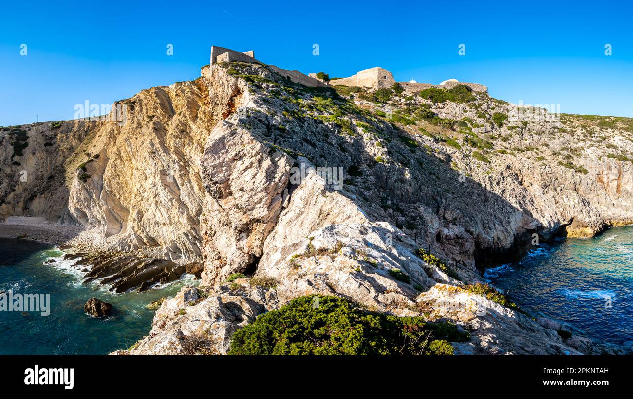 A stunning panorama showcases the eroded terrain and rough beauty of a ...