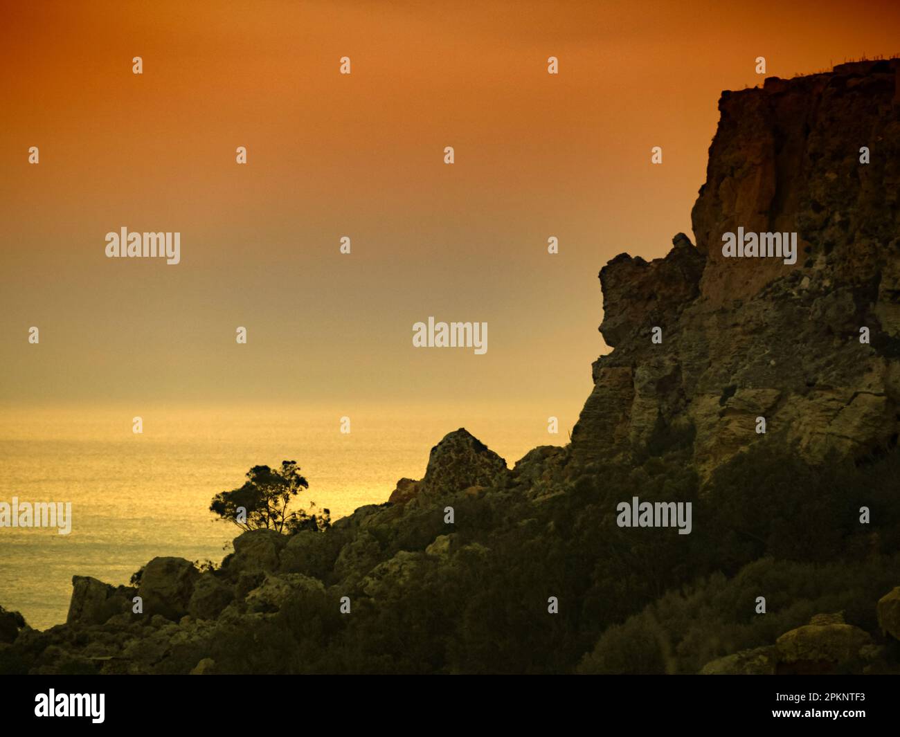 Dingli Cliffs is a rock formation over 200 meters high, which for ...