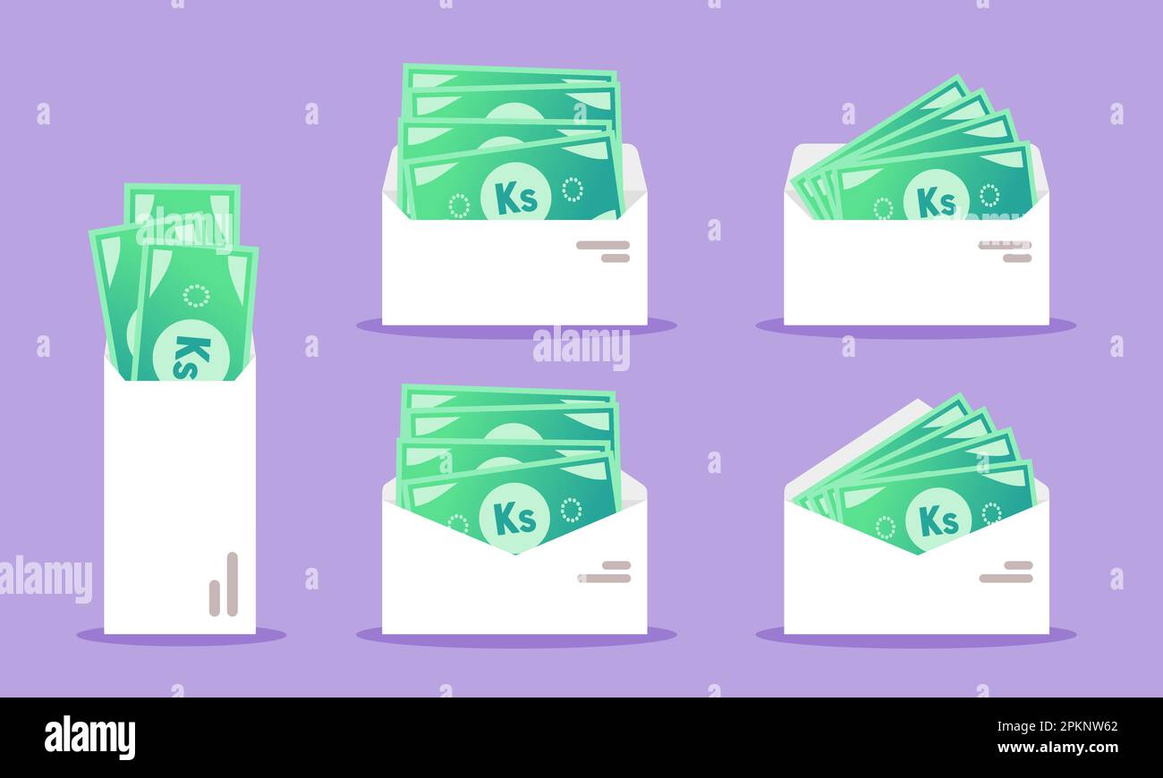 Kuwaiti Dinar Money in Envelope Stock Vector Image & Art - Alamy