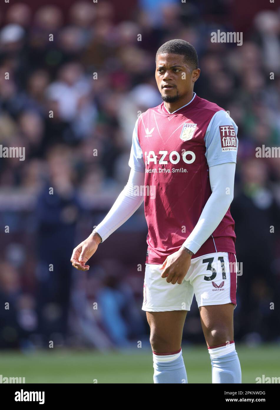 Birmingham, UK. 08th Apr, 2023. Leon Bailey (AV) at the Aston Villa v ...