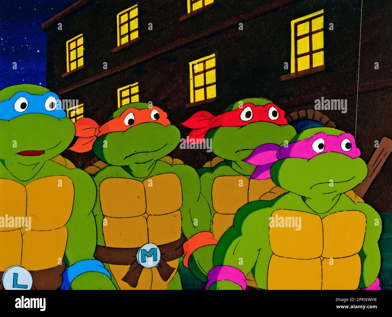 TEENAGE MUTANT NINJA TURTLES (1987), directed by BILL WOLF. Credit ...