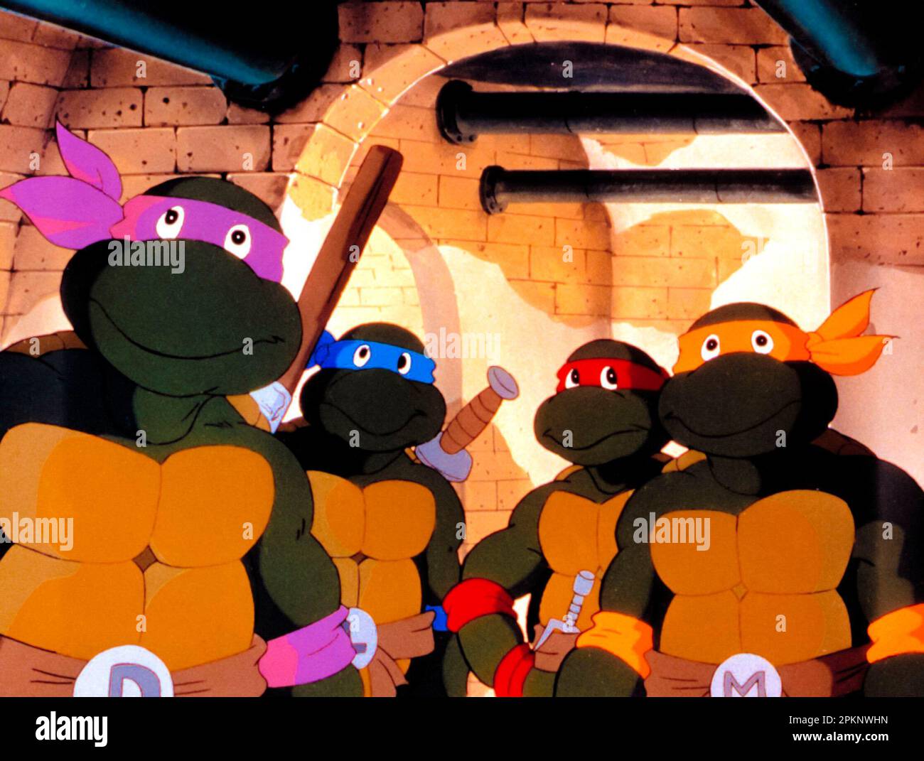 TEENAGE MUTANT NINJA TURTLES (1987), directed by BILL WOLF. Credit ...