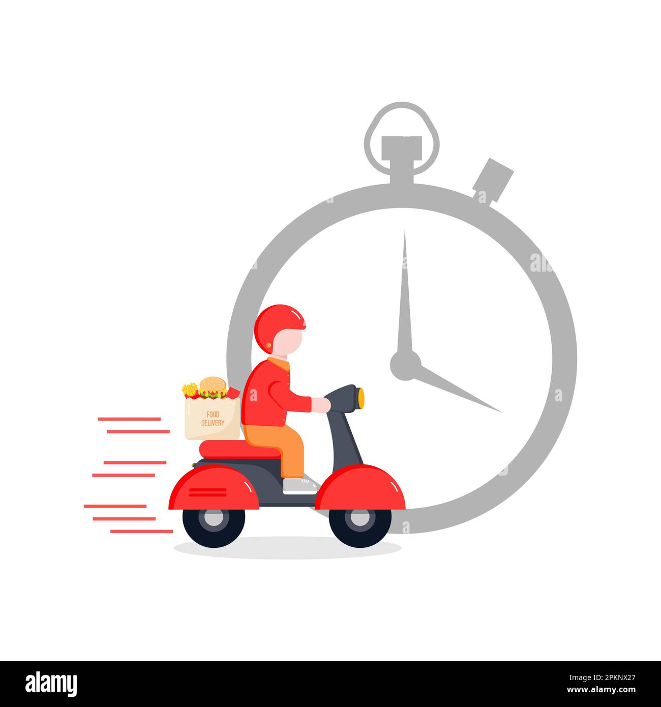 Food Delivery Scooter Icon