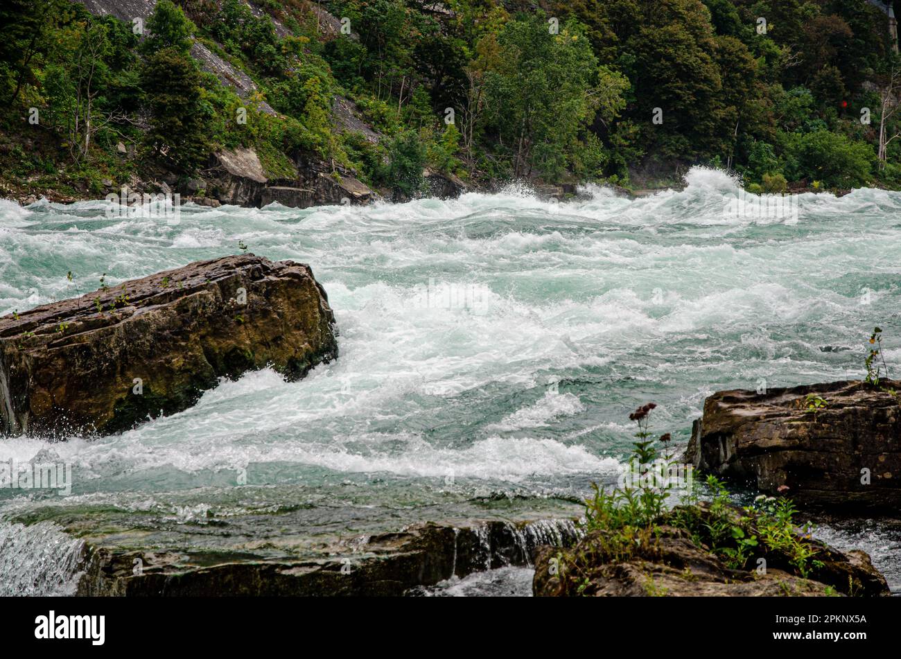 White Water Walk. Niagara river, Onterio, Canada Stock Photo - Alamy