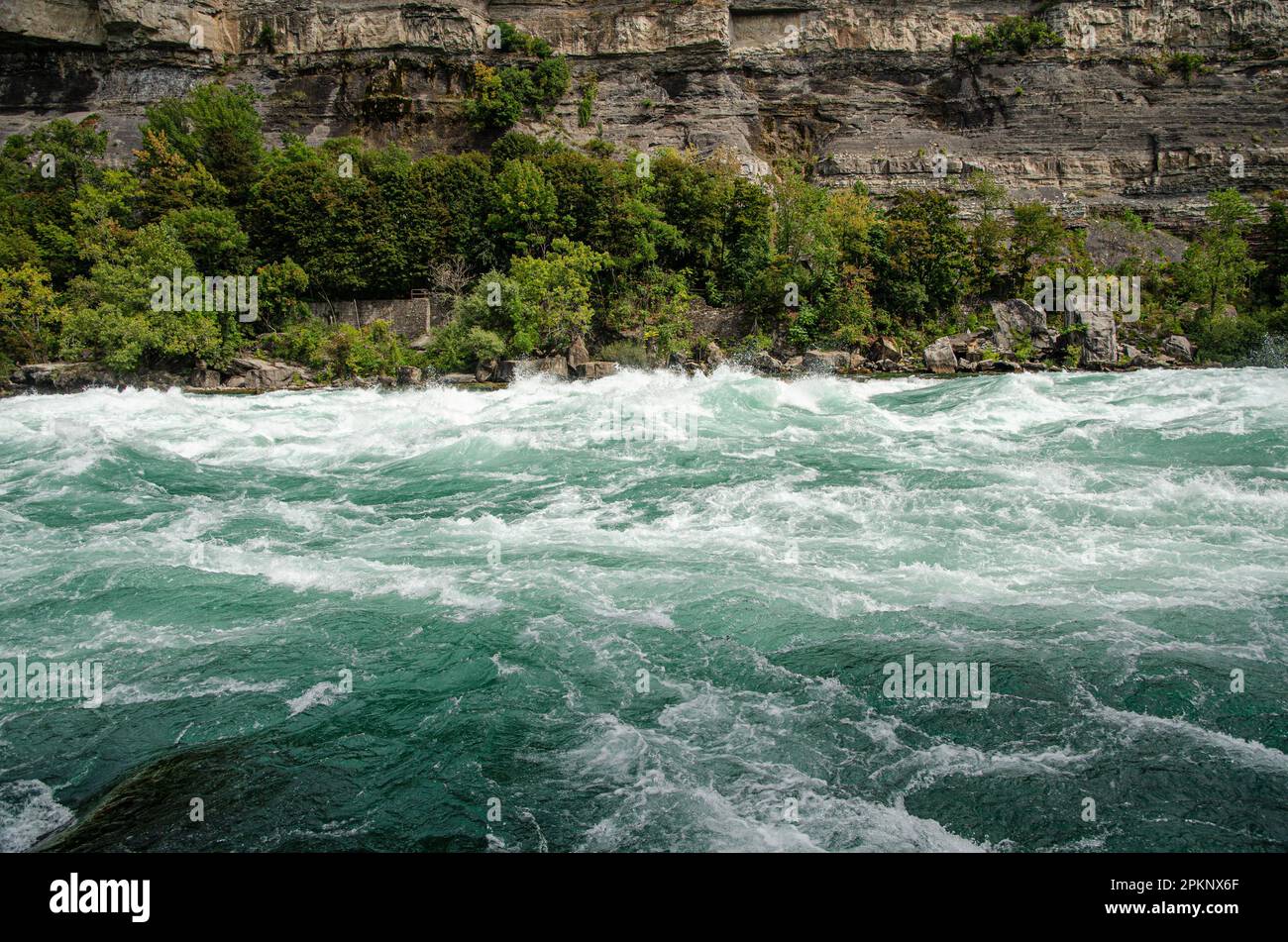 White Water Walk. Niagara river, Onterio, Canada Stock Photo - Alamy