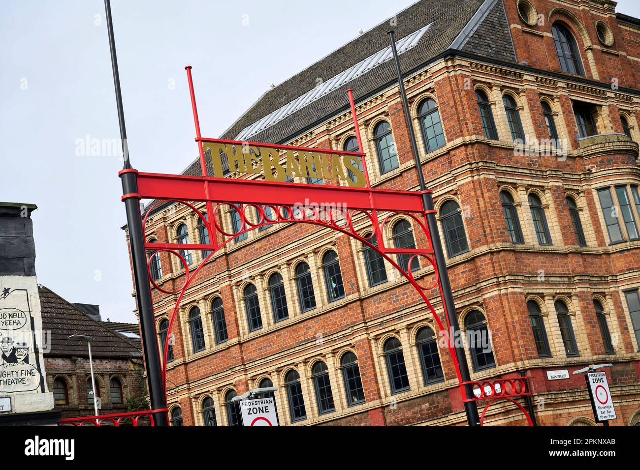The east end of Glasgow off London road, near The Barras, central ...