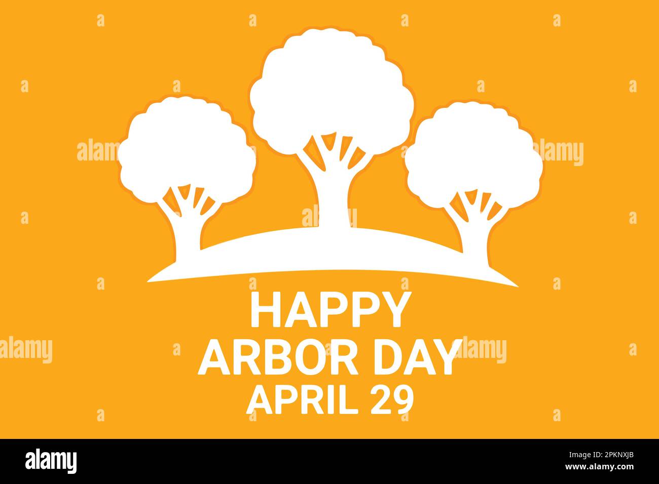 Happy Arbor Day concept with tree design, vector illustration 10 eps ...