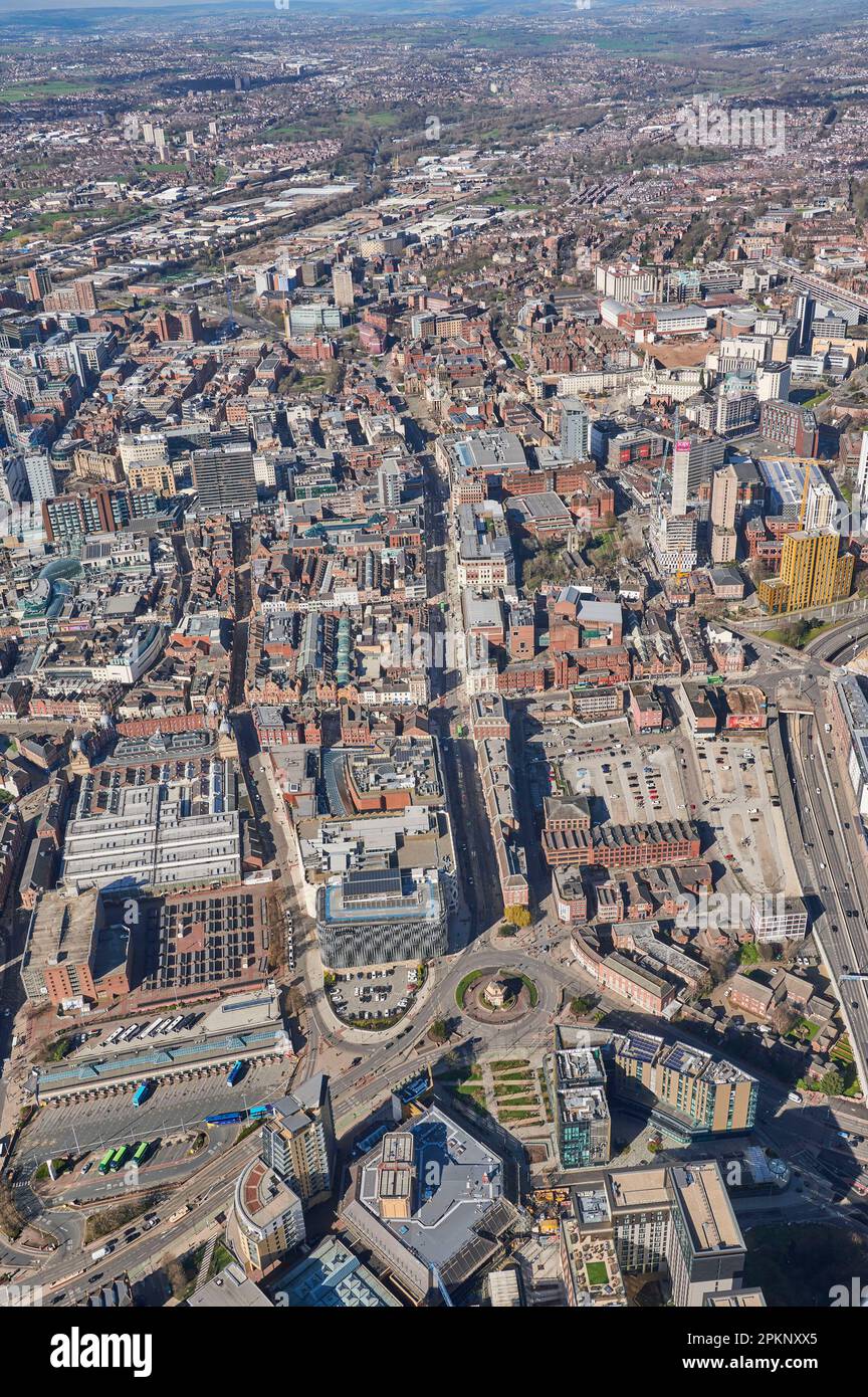 From the east looking up the headrow hi-res stock photography and ...