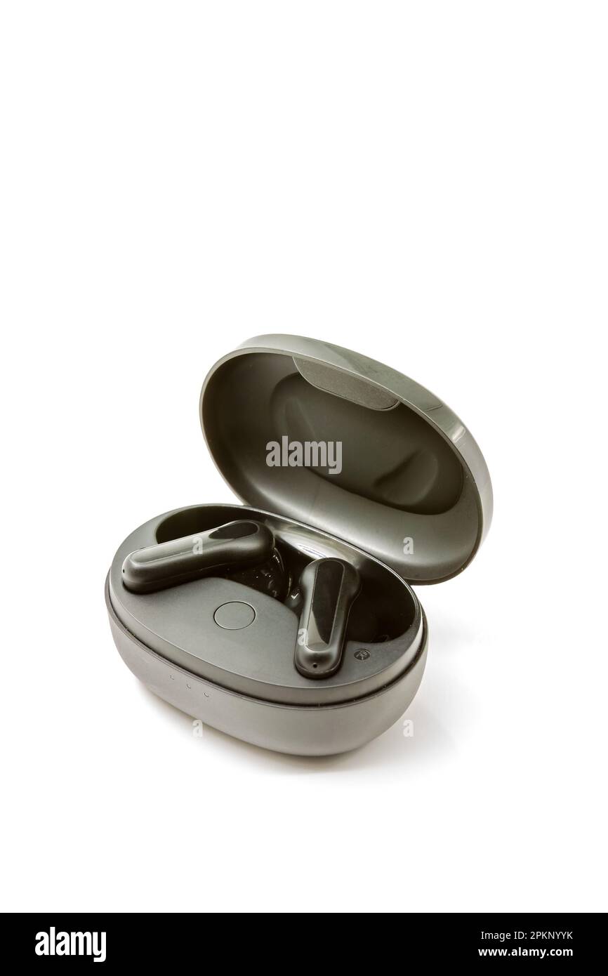 New headphones in box hi-res stock photography and images - Alamy
