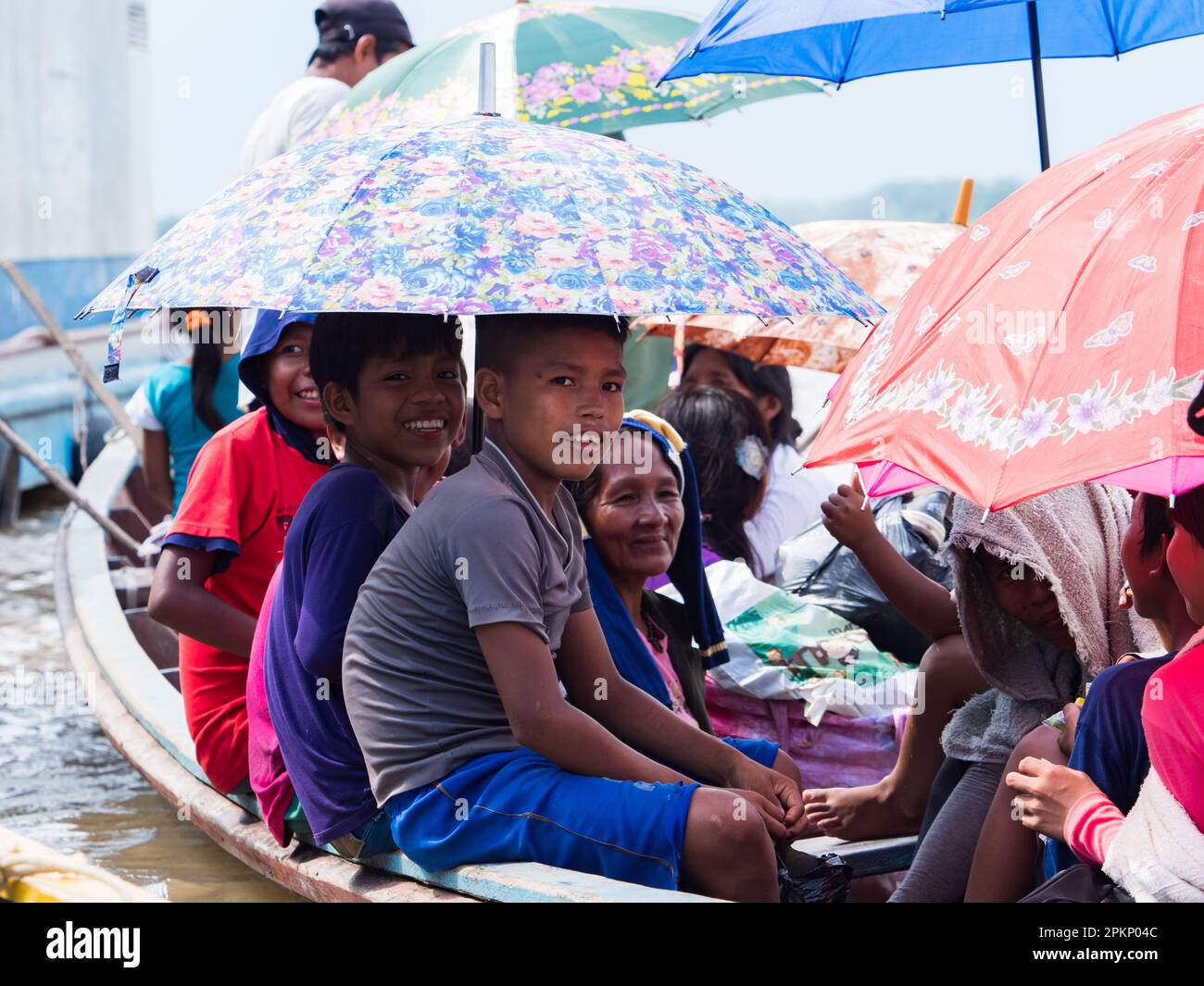 Tabatinga, Brazil - Sep 22, 2018: Girl from the Ticuna tribe on the ...