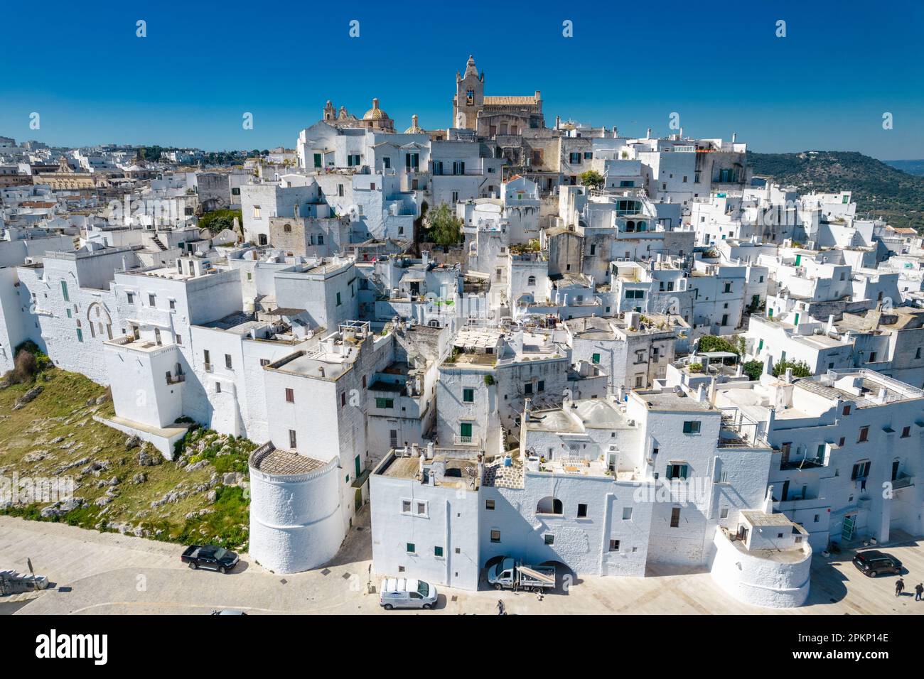 Ostuni drone hi-res stock photography and images - Alamy
