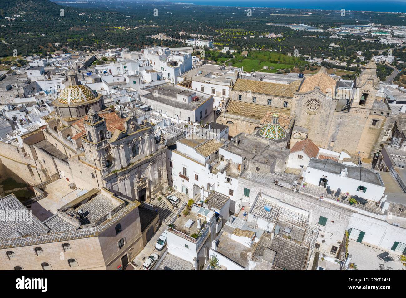 Ostuni drone hi-res stock photography and images - Alamy