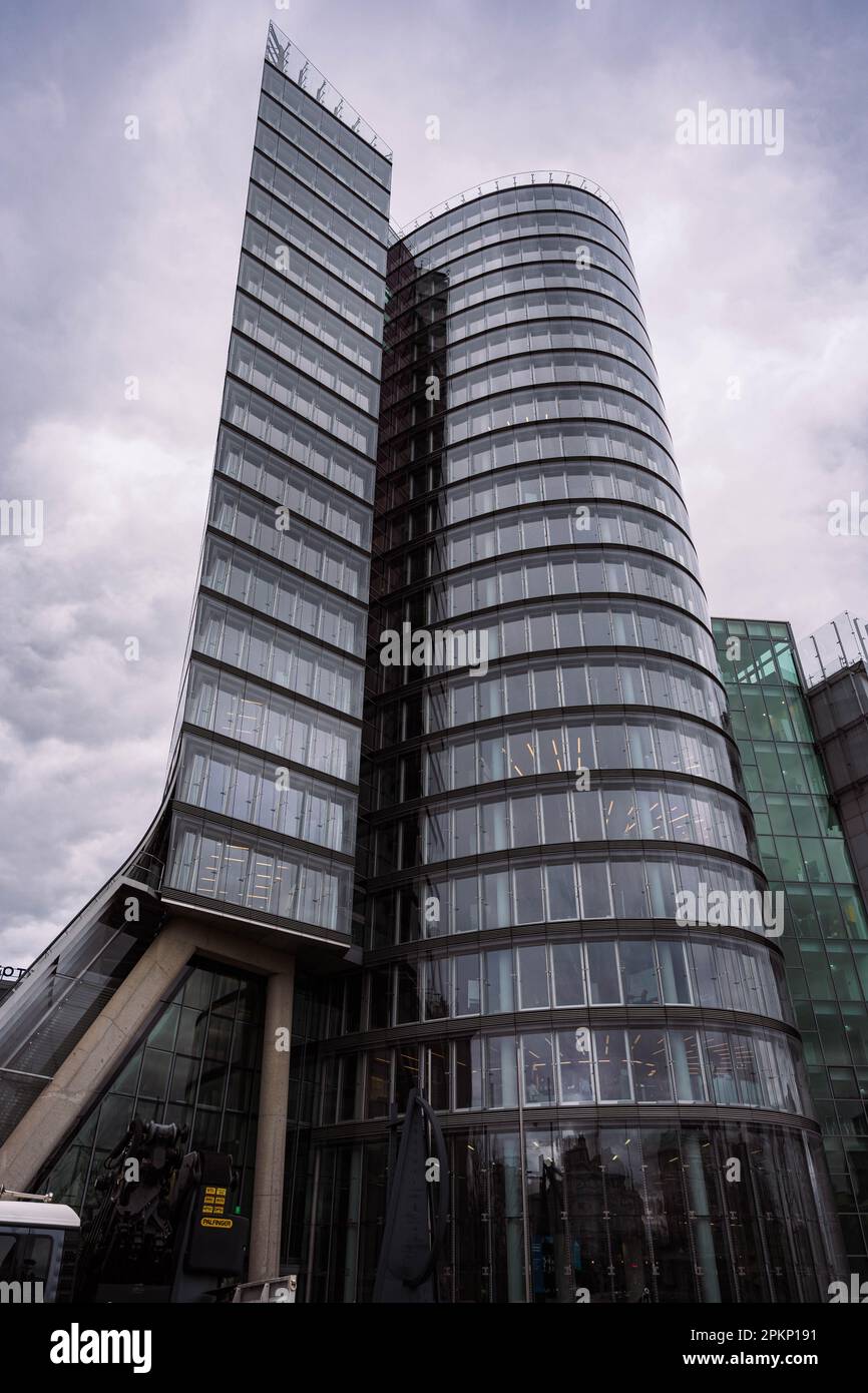A tall skycraper in Vienna Stock Photo - Alamy