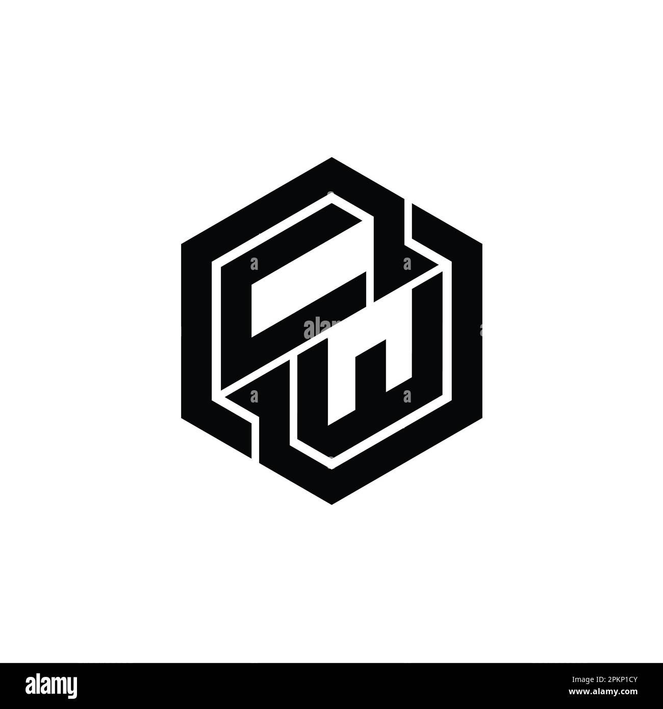 Letter cw logo hi-res stock photography and images - Alamy