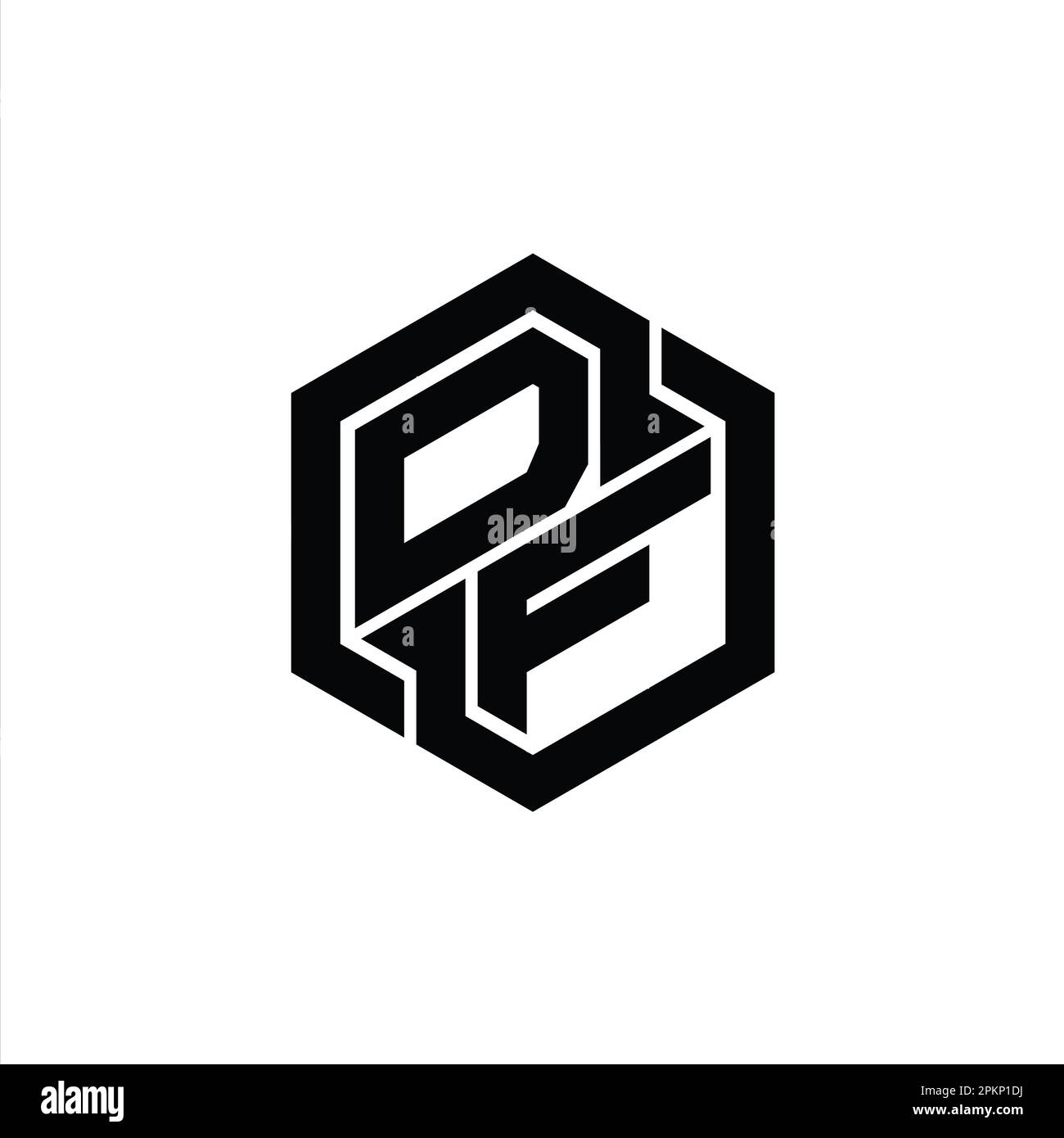 DF Logo monogram gaming with hexagon geometric shape design template ... DF Logo monogram gaming with hexagon geometric shape design template ...