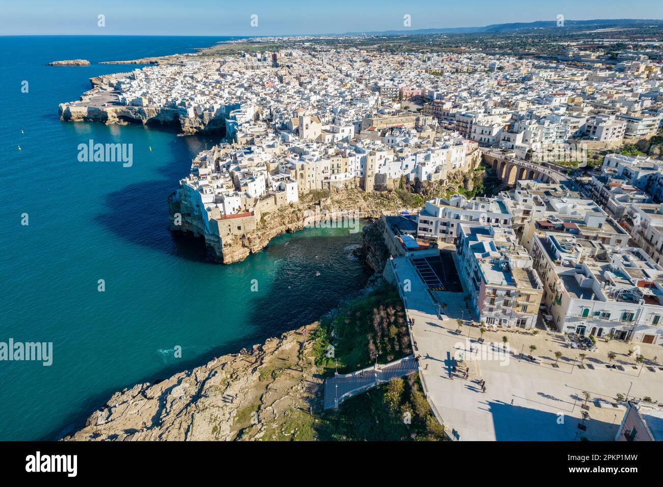 Polignano aerial view hi-res stock photography and images - Alamy