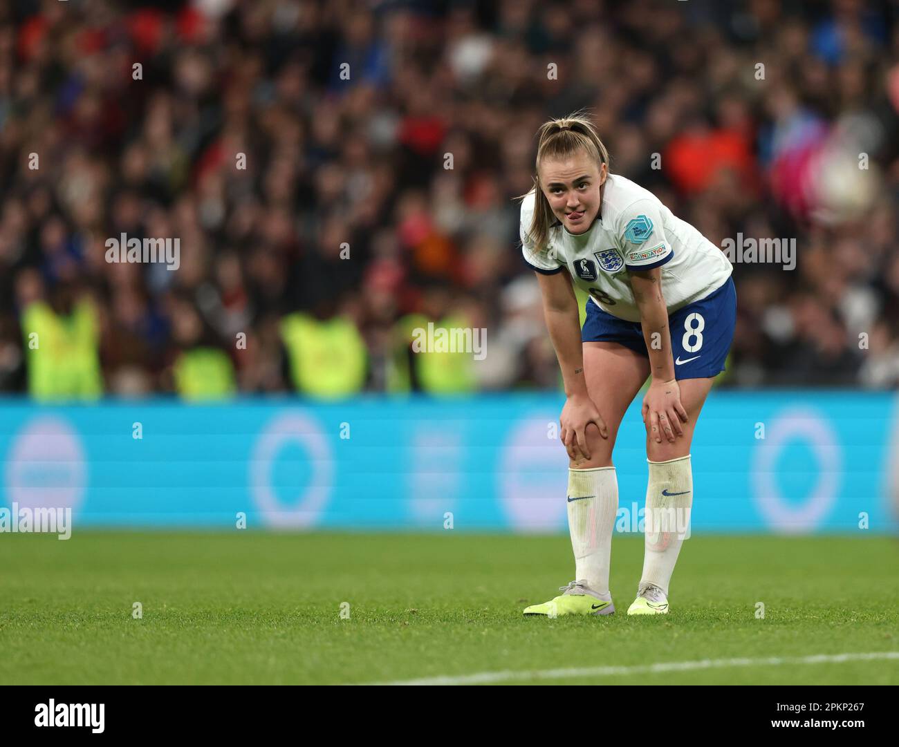 Georgia Stanway (E) at the England v Brazil UEFA Women's Finalissima ...
