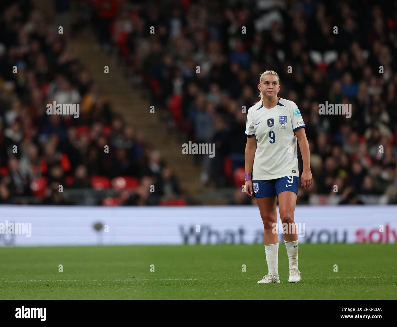 Alessia Russo (E) at the England v Brazil UEFA Women's Finalissima 2023 ...