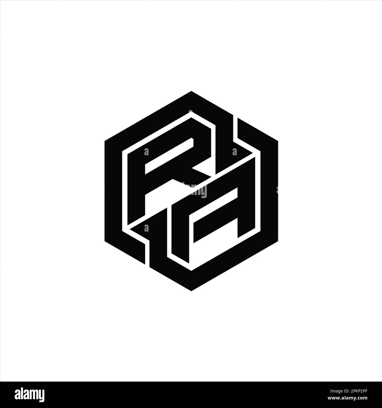 RA Logo monogram gaming with hexagon geometric shape design template ... RA Logo monogram gaming with hexagon geometric shape design template ...