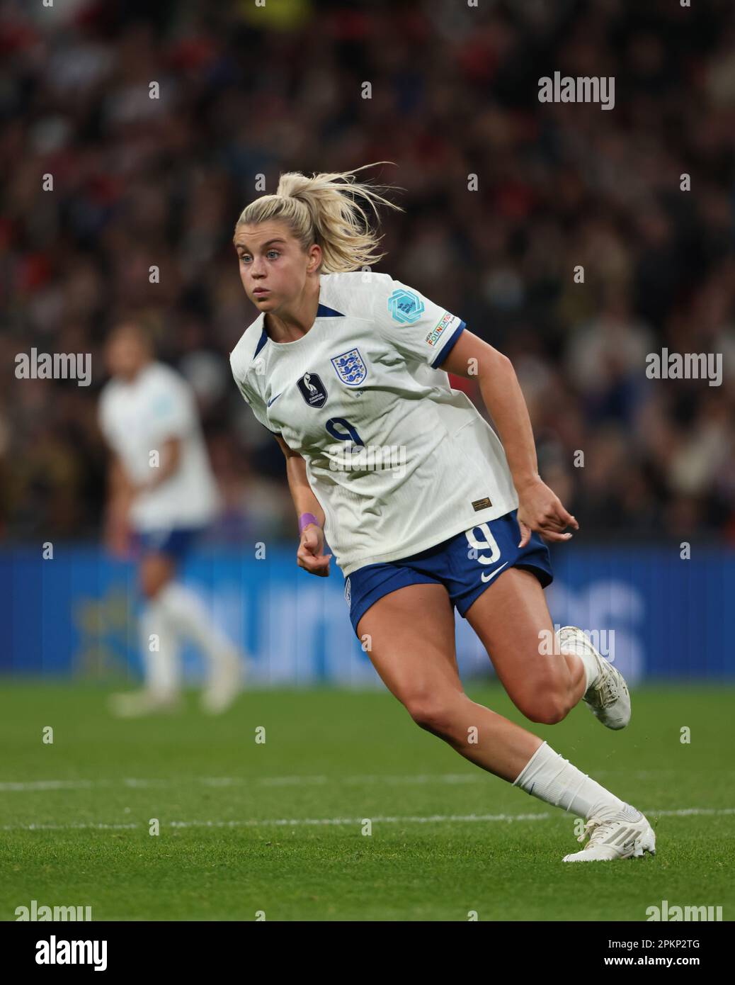 Alessia Russo (E) at the England v Brazil UEFA Women's Finalissima 2023 ...