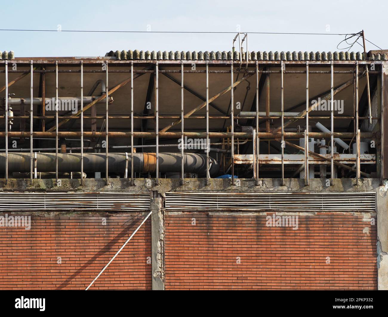 industrial ruins of an old abandoned factory Stock Photo - Alamy