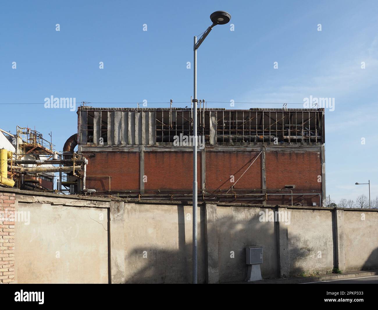 industrial ruins of an old abandoned factory Stock Photo - Alamy