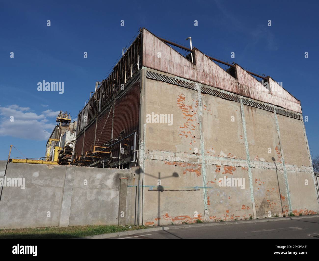 industrial ruins of an old abandoned factory Stock Photo - Alamy