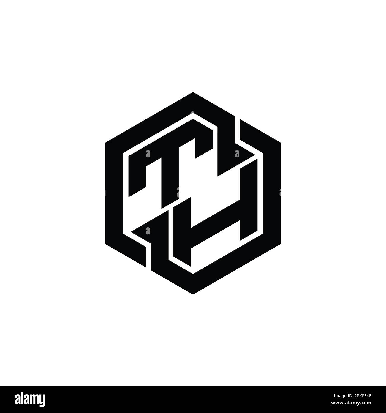 TH Logo monogram gaming with hexagon geometric shape design template ... TH Logo monogram gaming with hexagon geometric shape design template ...