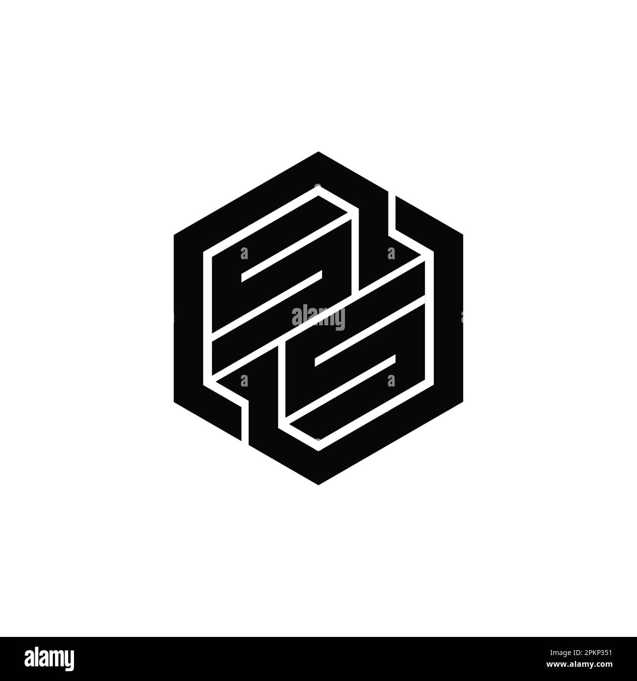 SS Logo monogram gaming with hexagon geometric shape design template ... SS Logo monogram gaming with hexagon geometric shape design template ...