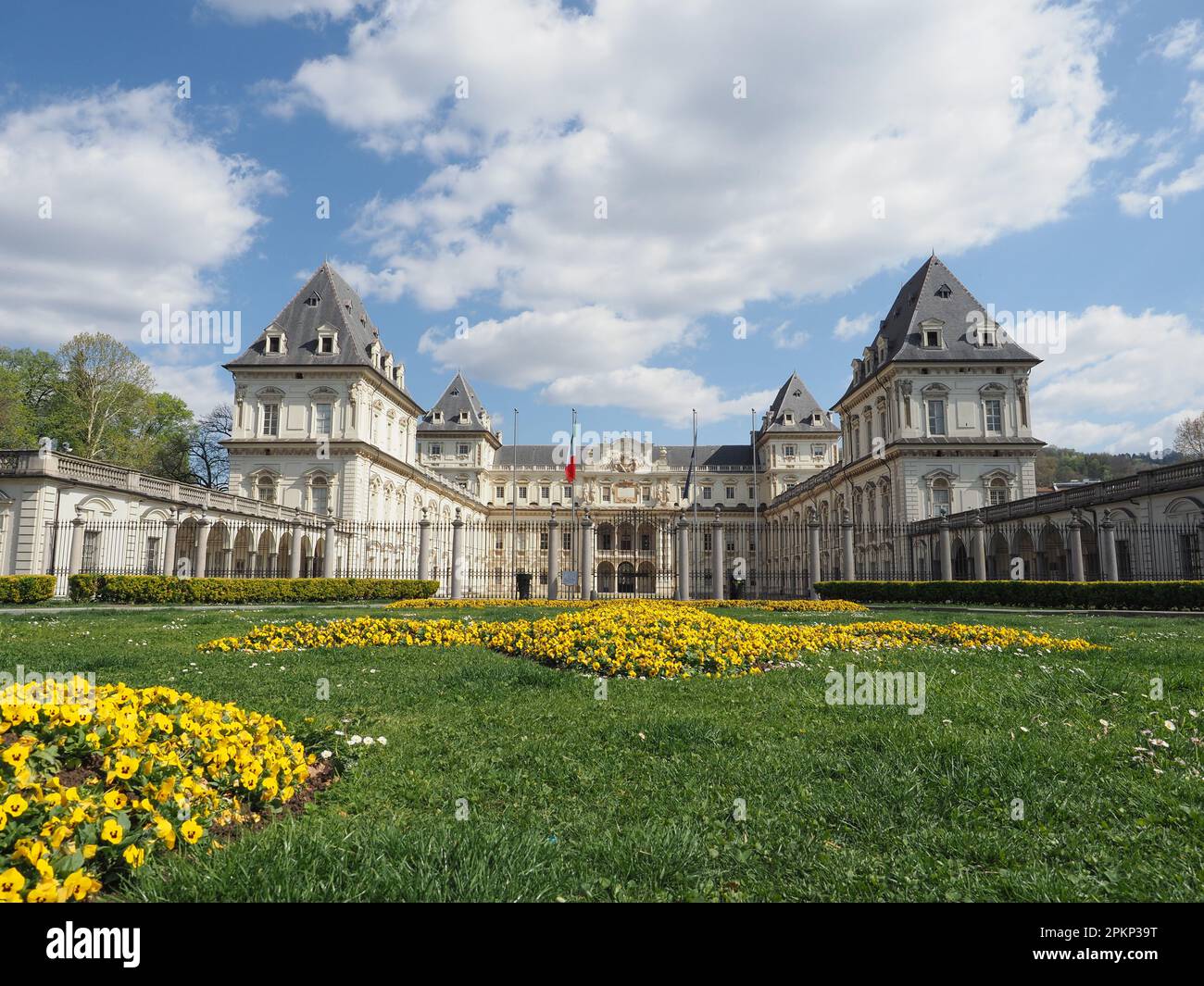 Castello del Valentino baroque castle in Turin, Italy Stock Photo - Alamy
