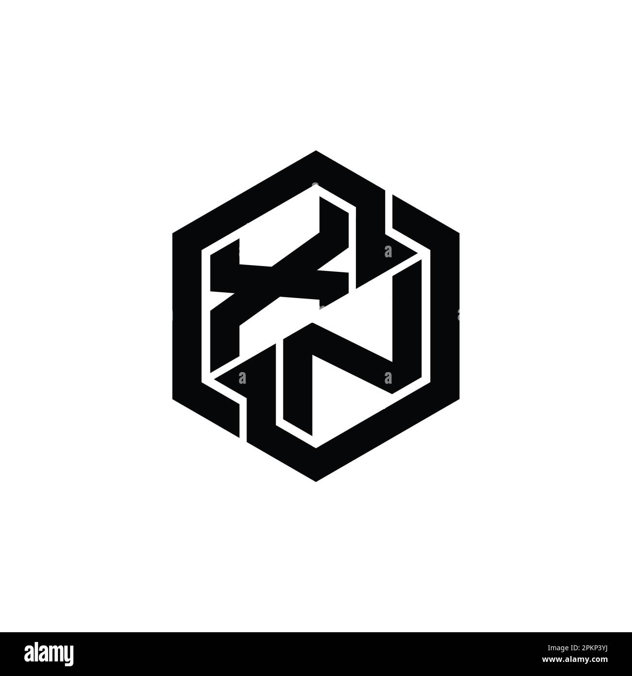 XN Logo monogram gaming with hexagon geometric shape design template ... XN Logo monogram gaming with hexagon geometric shape design template ...
