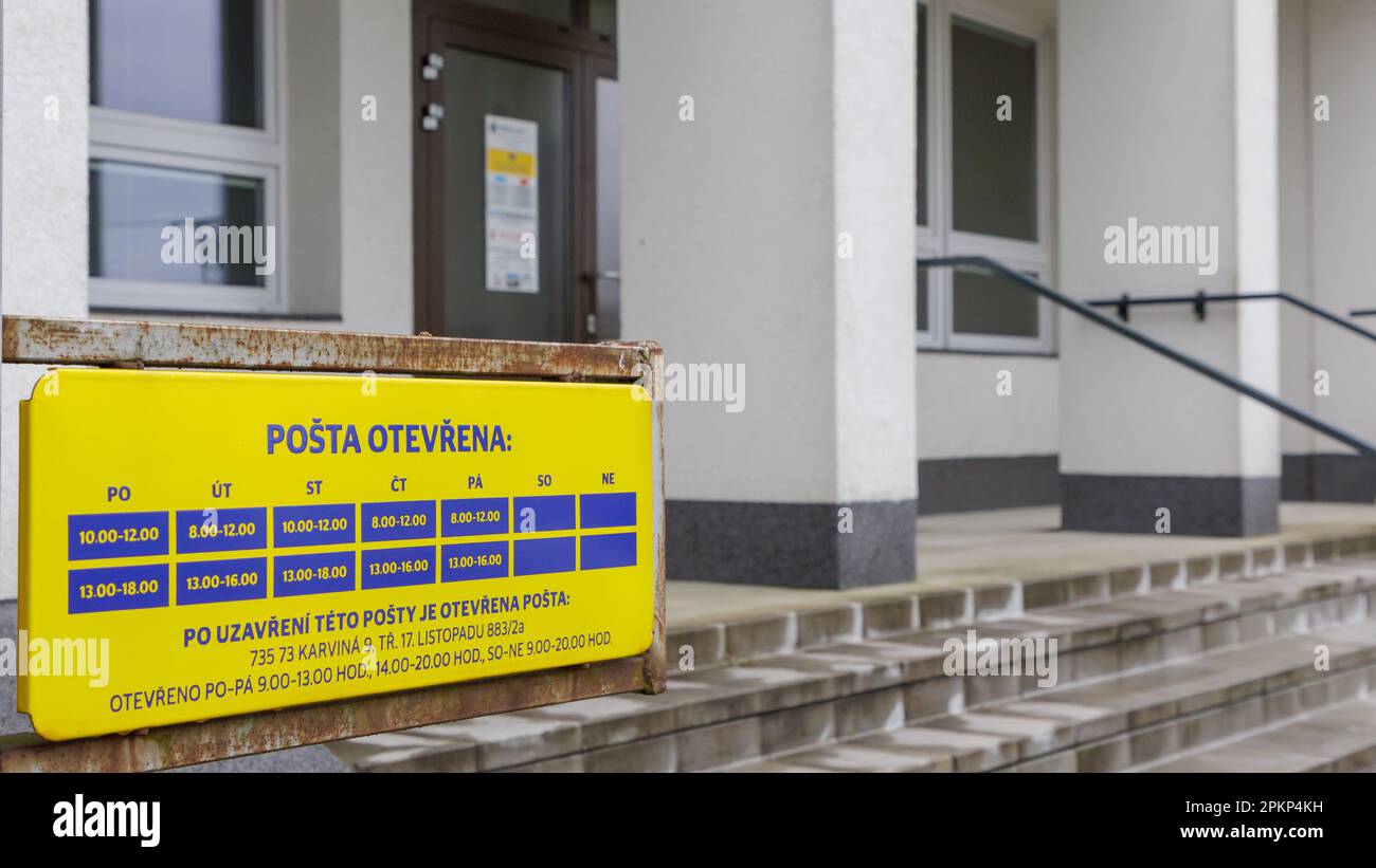 National postal service operator Czech Post (CP) presents a list of 300 ...