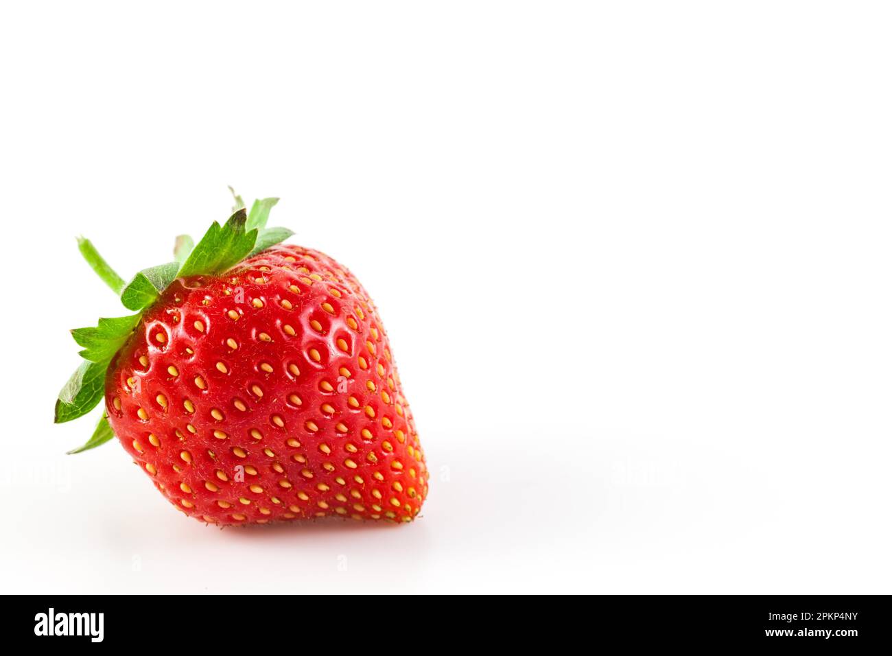 Directly from my vegetable garden, a real strawberry: no plastic Stock ...