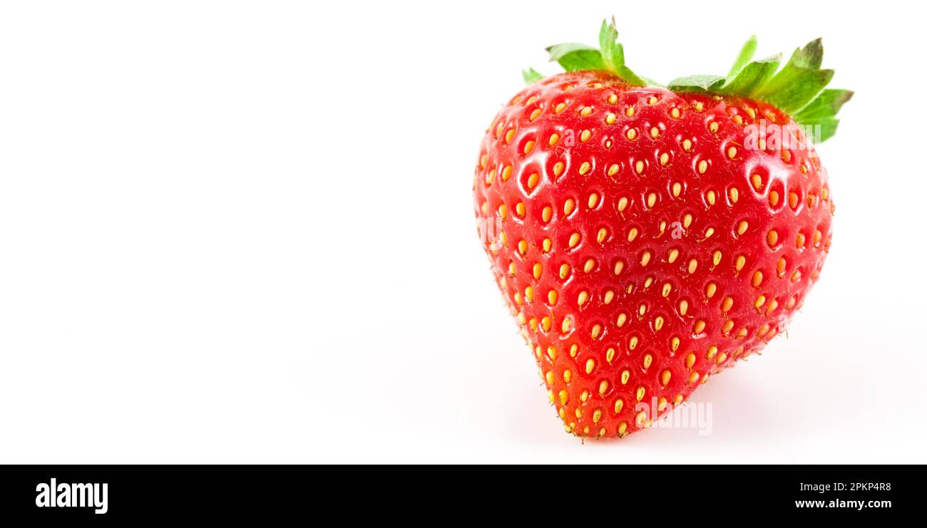 Directly from my vegetable garden, a real strawberry: no plastic Stock ...