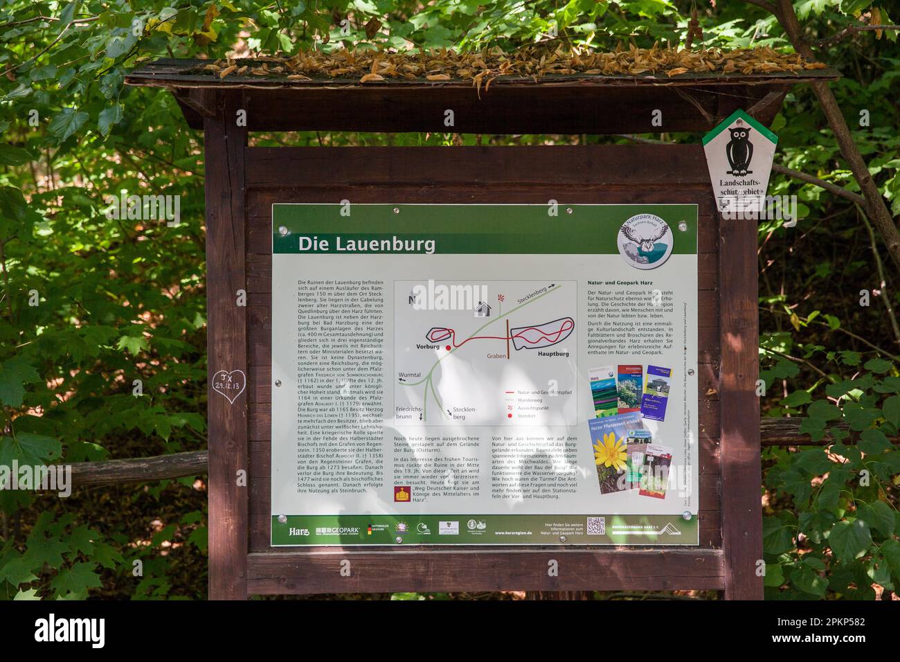 Lauenburg Castle Ruin near Stecklenberg Stock Photo - Alamy