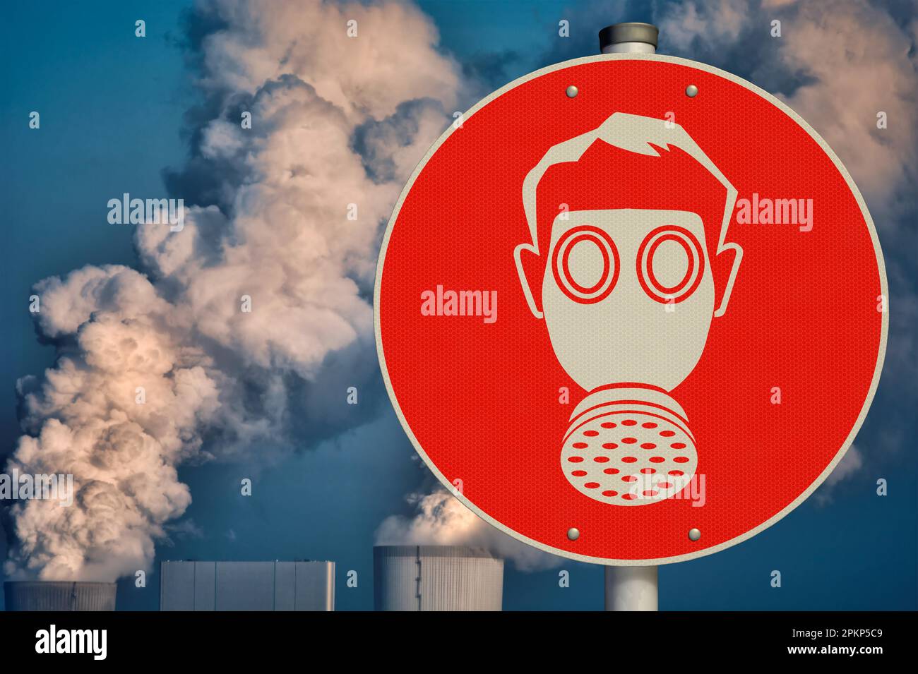 Sign: Air pollution Stock Photo - Alamy