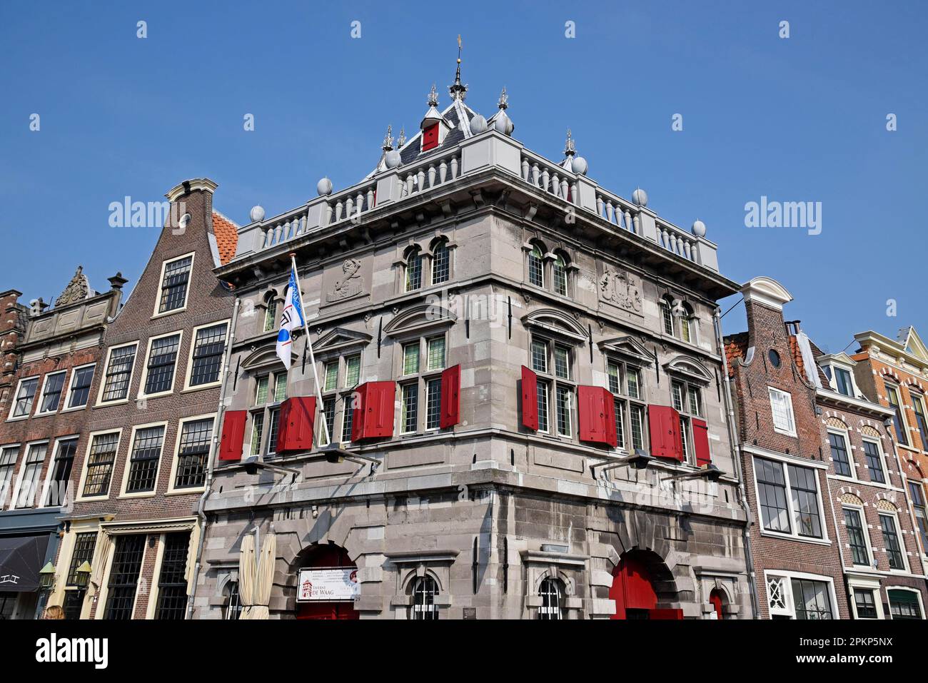De Waag, Holland, city scales, historic building, Haarlem, North ...