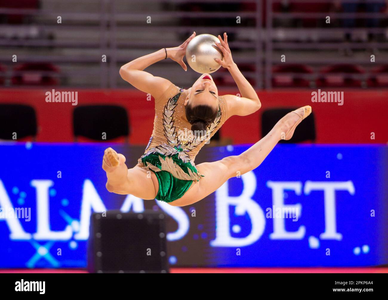 Sofia, Bulgaria. March 31, 2023. Panagiota Lytra of Greece performs ...