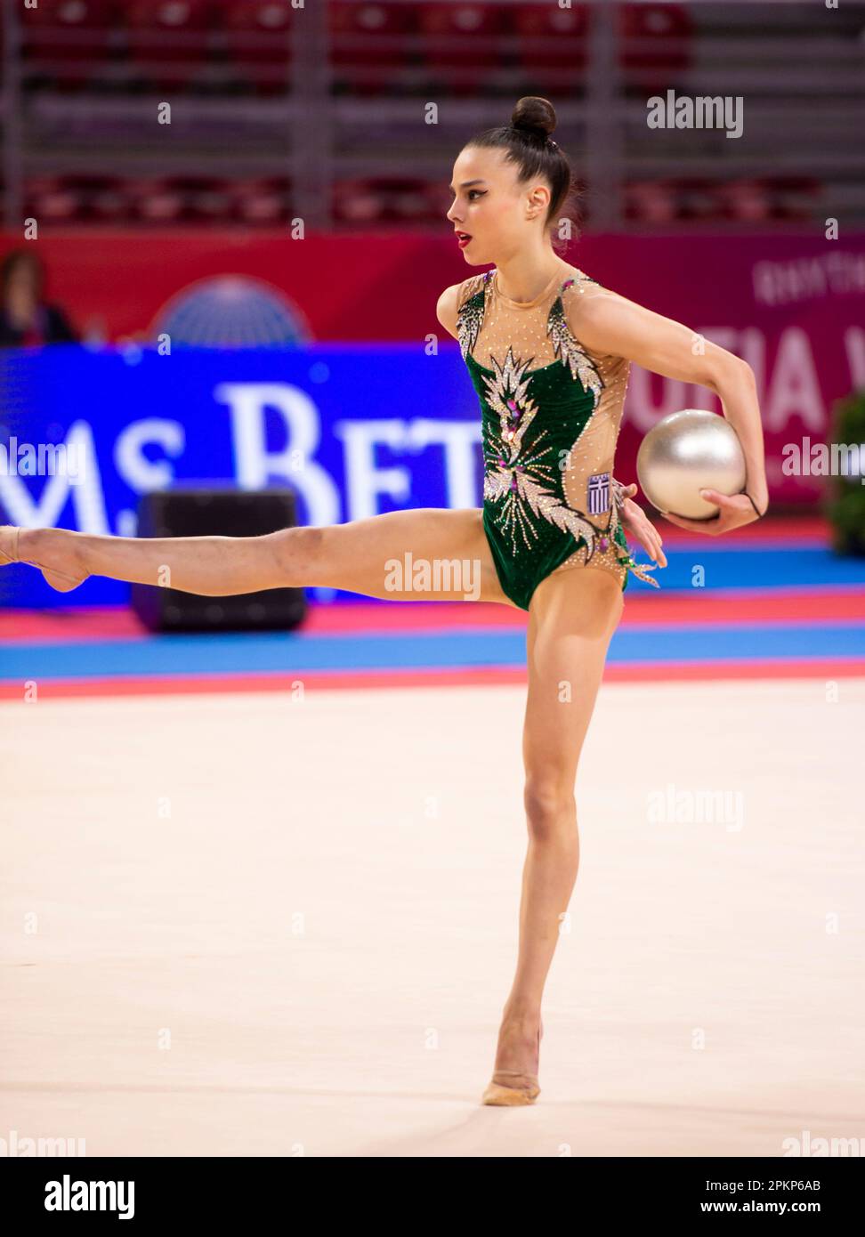 Sofia, Bulgaria. March 31, 2023. Panagiota Lytra of Greece performs ...
