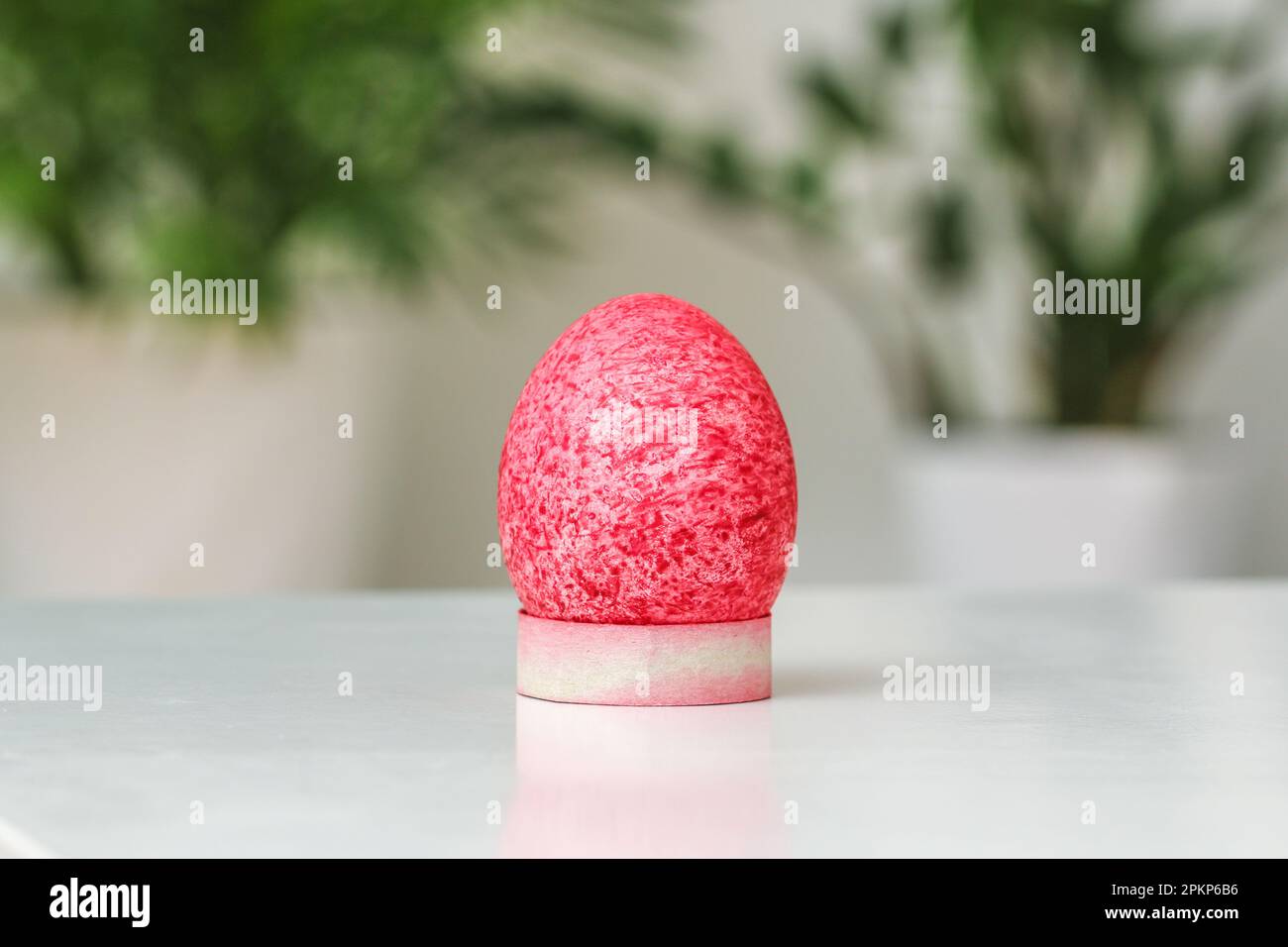 Easter egg colored with dye and rice grains. Unusual ways to decorate ...